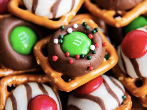 Pretzel hershey kiss m&m store