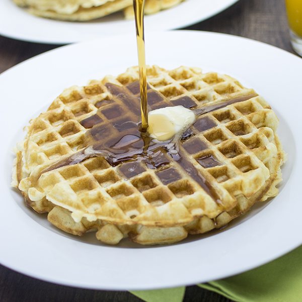 Golden Butter Waffles - Like Mother Like Daughter