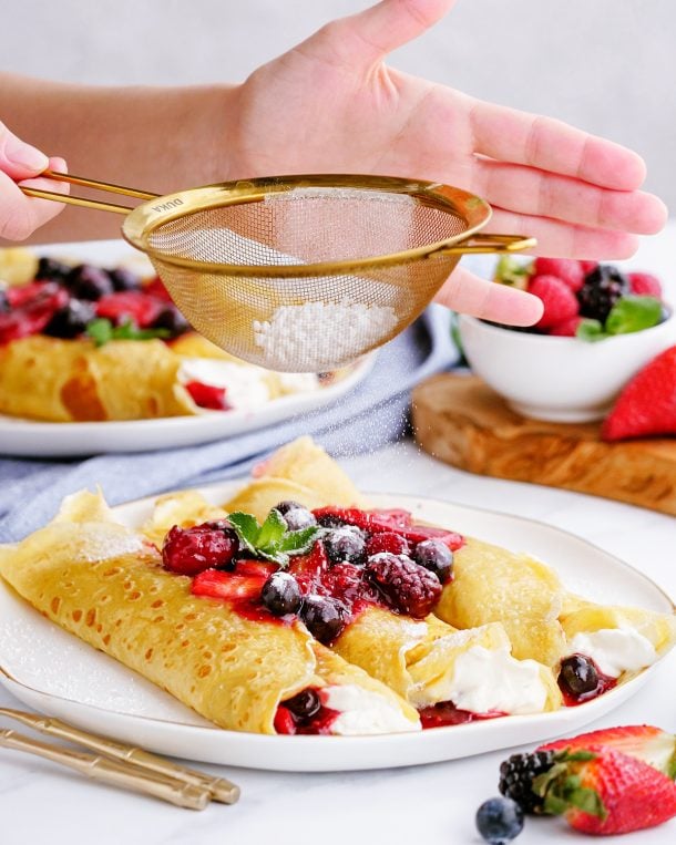 Fruit Crepes - Like Mother Like Daughter