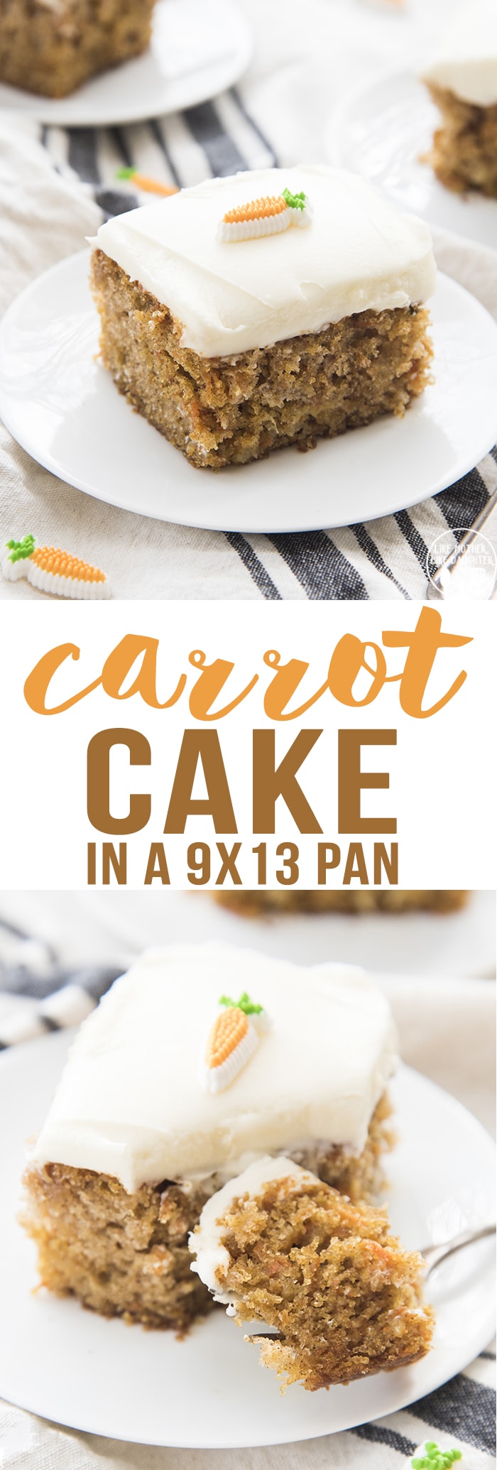 Easy Carrot Cake in A 9x13 Pan Like Mother Like Daughter