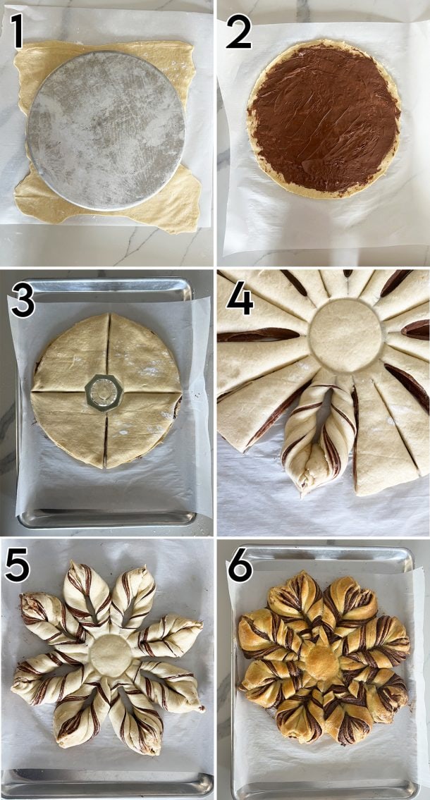 Nutella Star Bread – Like Mother, Like Daughter